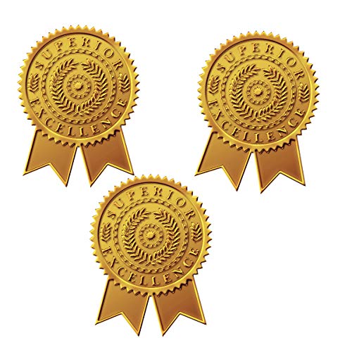 Snapklik.com : Great Papers Starburst Ribbon Embossed Gold Foil ...