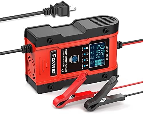 Amazon.com: Foxwer Multifunctional Battery Charger Automotive ...