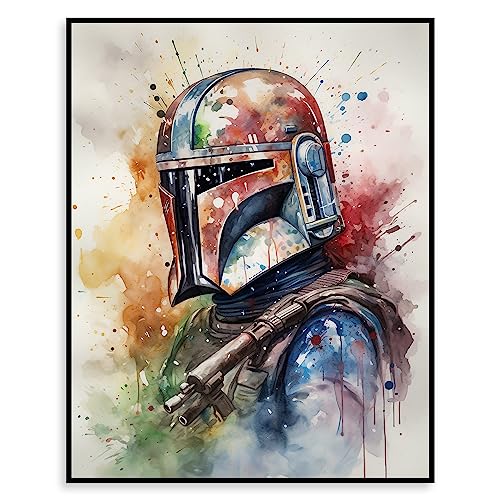 Amazon.com: Star Wars Watercolor Art Print - Premium Giclee Fine Art ...