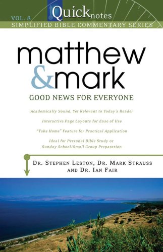 Quicknotes Simplified Bible Commentary Vol. 8: Matthew thru Mark ...