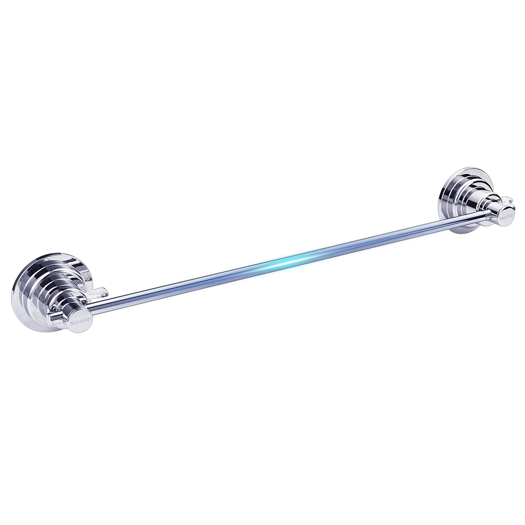 Amazon.com: Sneatup 28" Suction Cup Stainless Steel Towel Bar (Chrome ...