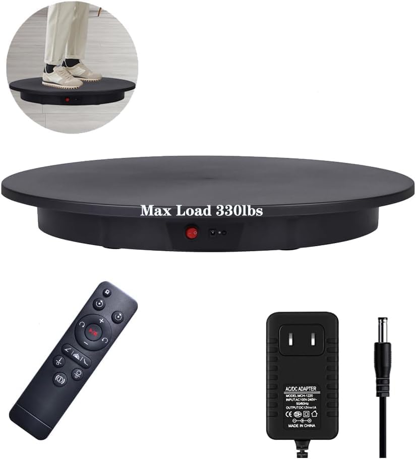 Amazon.com: JAYEGT Professional 360 Degree Photography Turntable for ...