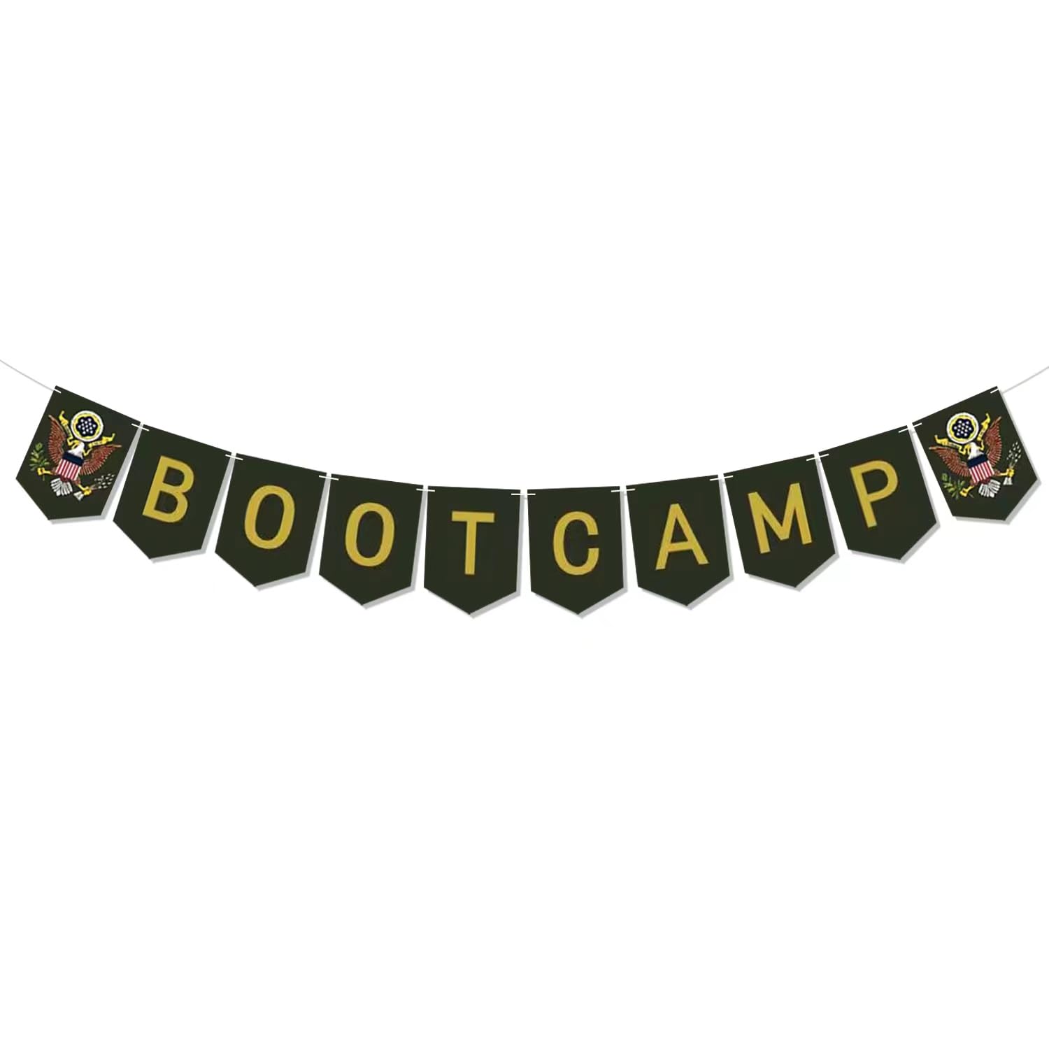 Amazon.com: Army Boot camp Party Decorations,Army Bootcamp Banner For ...