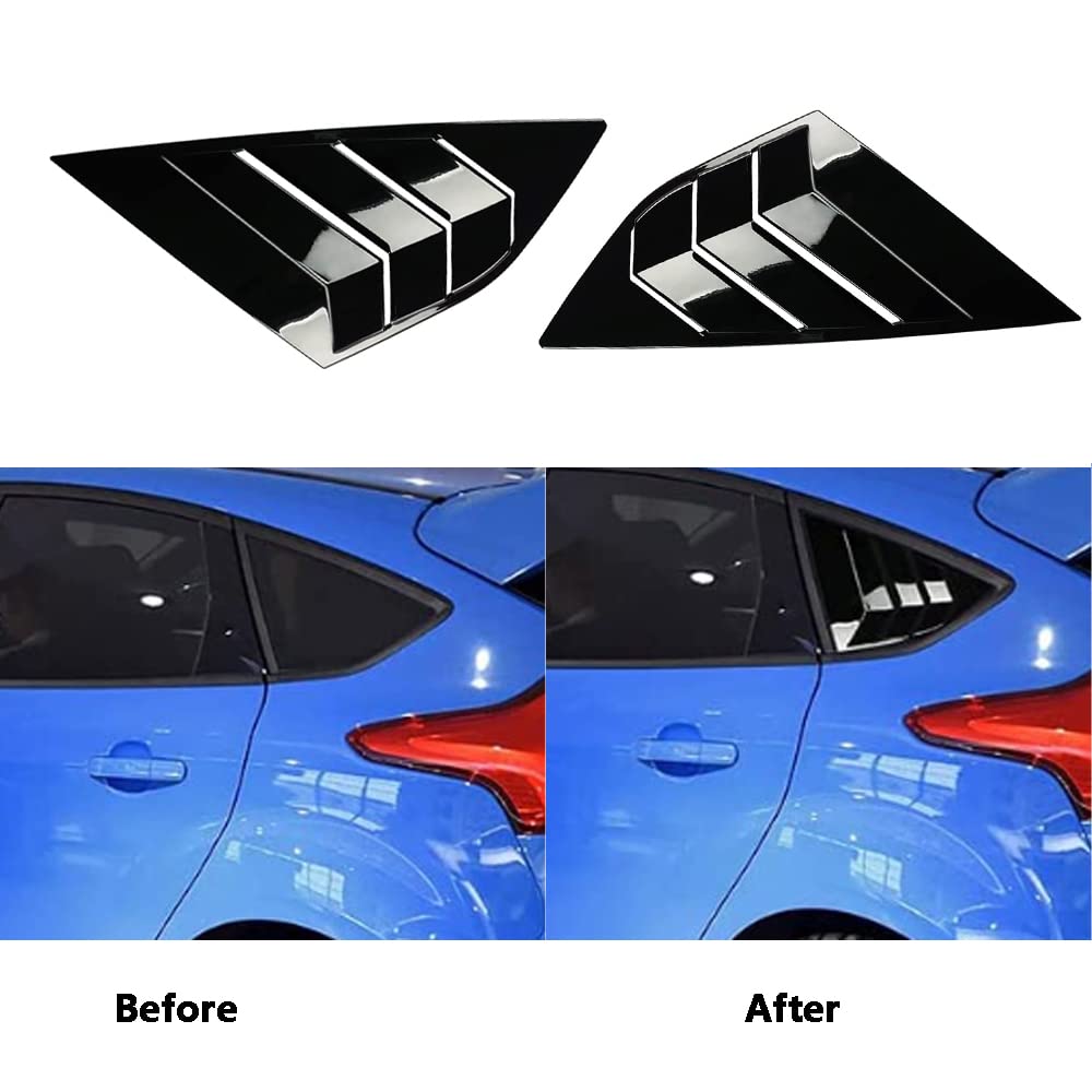 Car Rear Window Blinds Side Tuyere Louvers Vent Rear Window Louvers For ...