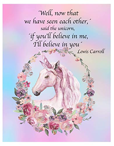 Amazon.com: Believe in Me Unicorn Fine Art Photo Featuring Beautiful ...