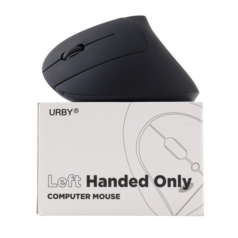 Amazon.com: Urby Left Handed Mouse Wireless, Ergonomic, Vertical. Also ...