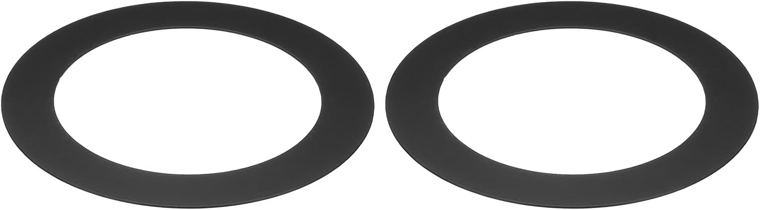 PATIKIL Metal Goof Trim Ring, 2 Pcs 4.72" OD 3.39" ID Circular Ceiling ...