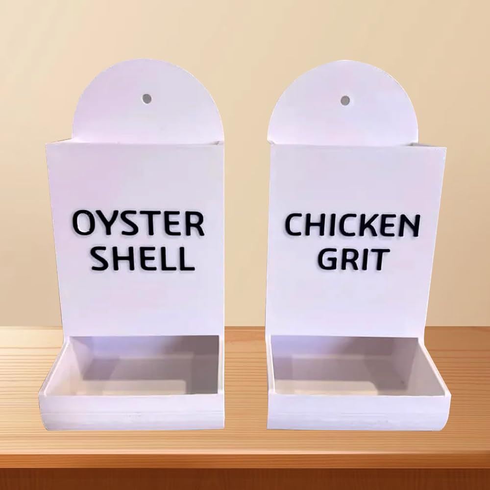 Oyster Shells Mozoba Hanging Chicken Feeder Trough For Goat Sheep Deer ...