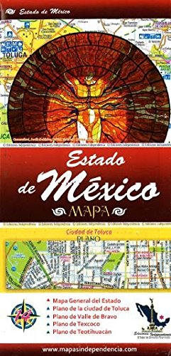 Estado de Mexico (Edomex), Mexico, State and Major Cities Map (Spanish ...