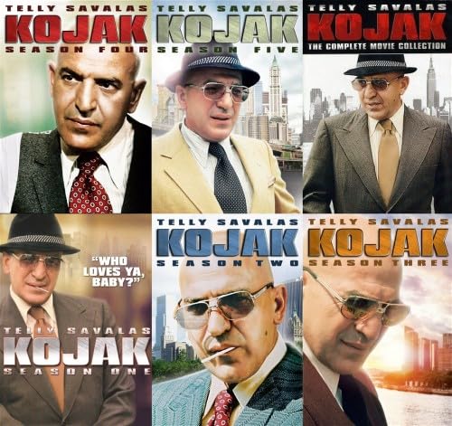 Amazon.com: Kojak: The Complete TV Series: Seasons 1, 2, 3, 4, & 5 and ...