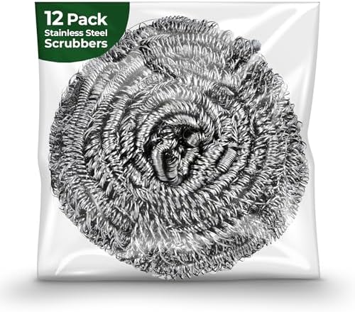 Amazon.com: 16 PCS Stainless Steel Sponges Scrubbers Cleaning Ball ...
