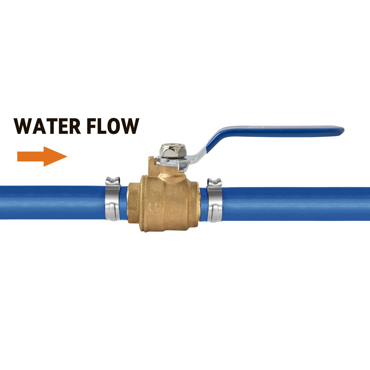 Snapklik.com : 2 Pack Pex Valves 3/4 Inch, Pex Ball Valve Brass Full ...