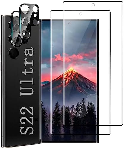 Amazon.com: Mixxii 2+2 Pack of Galaxy S22 Ultra Screen Protector ...