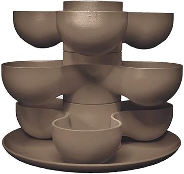 Amazon.com : The HC Companies 8 Inch Round Stacking Decorative Indoor ...