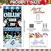 Amazon.com: Winter Door Cover Decoration Chillin with My Snowmies ...