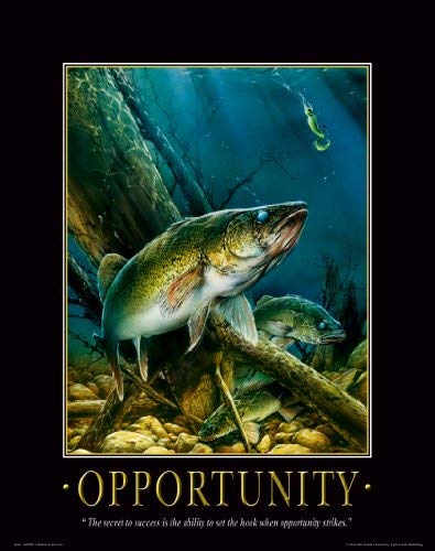 Amazon.com: Fishing Motivational Poster Art Print Large Mouth Bass ...