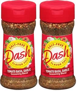 Amazon.com : Dash Salt-Free Seasoning Blend, Tomato, Basil and Garlic ...
