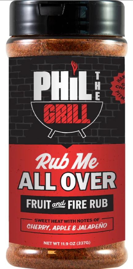 Amazon.com : Phil The Grill - Rub Me All Over -Fruit and Fire Rub - 11. ...