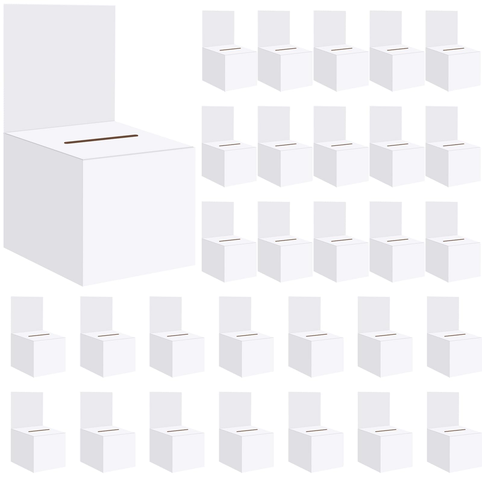 Snapklik.com : Zzhxkjhky 30 Pack Raffle Boxes Ballot Box