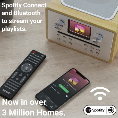 MAJORITY Homerton II Smart Internet, DAB, FM-radio & CD-speler in Oak ...