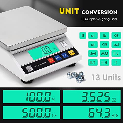 Snapklik.com : CGOLDENWALL High Precision Scale 5kg 01g Digital ...