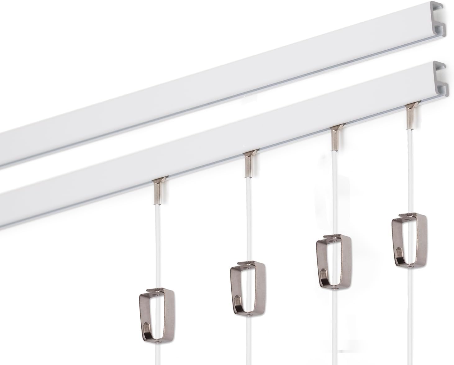 JUNMORE Picture Hanging Systems, for Art Galleries, Home, Two 48inch ...