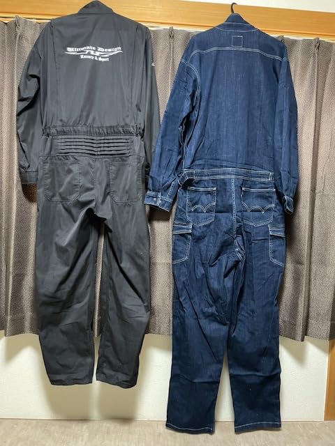 Amazon.co.jp: [武蔵野ユニフォーム] EDWIN オーバーオール 81008 10.7oz 厚地 つなぎ ツナギ ストレッチデニム エドウイン オールシーズン 綿ポリエステル ...