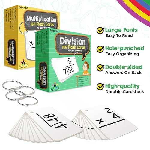 Snapklik.com : Star Right Math Flash Cards - Multiplication And ...