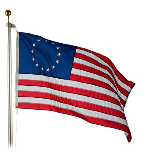 Colonial American Flag Clip Art Black And White