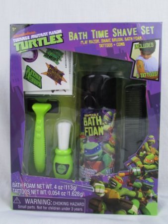 Amazon.com: Teenage Mutant Turtles Bath Time Shave Set : Baby