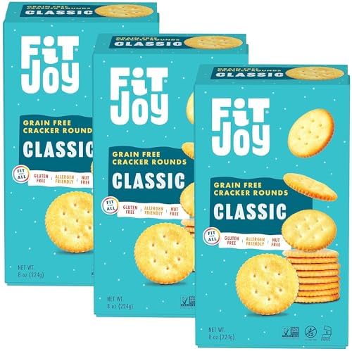 Amazon.com: FitJoy Grain Free Crackers - Delicious Gluten Free Cracker ...