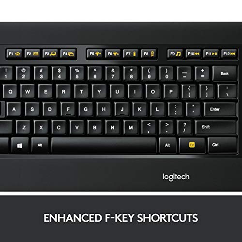 Logitech K800 Wireless Illuminated Keyboard — Backlit Keyboard, Fast ...