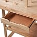 TecTake Workbench 117 x 47,5 x 83 cm Wood Timber Workshop Wooden Work ...