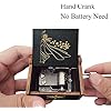 Amazon.com: Bolunlun Frozen Music Box, Wooden Hand Crank Music Box ...