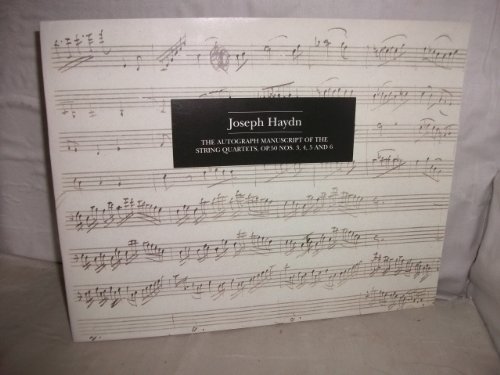 Joseph Haydn - the Autograph Manuscript of the String Quartets, Op. 50 ...