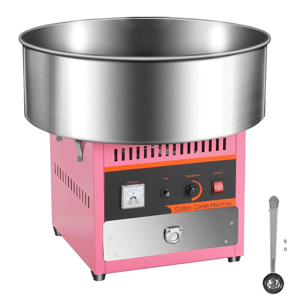 ALSTON 1000W Commercial Candy Floss Machine Cotton Candy Machine Fairy ...