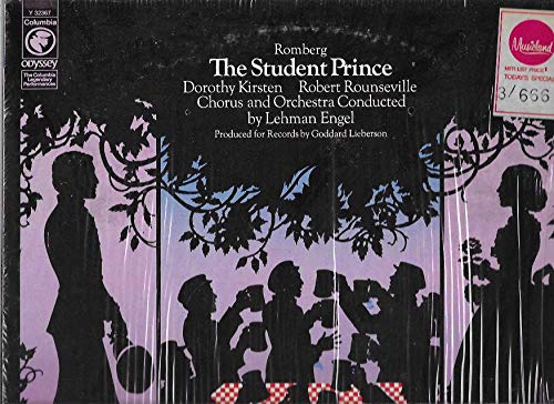 ROMBERG: THE STUDENT PRINCE - vinyl lp. DOROTHY KIRSTEN - ROBERT ...