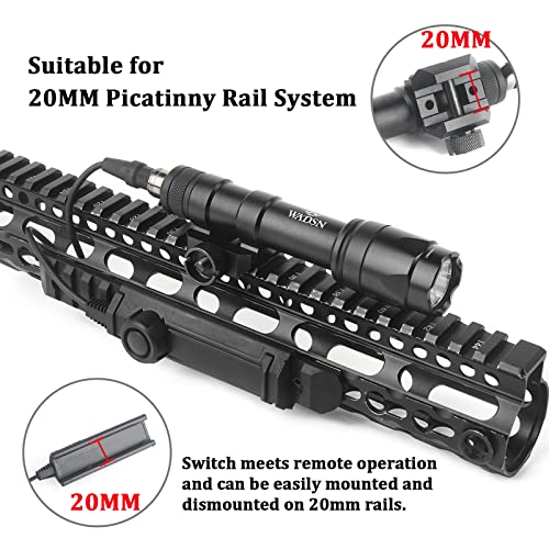 QIRUIMY M600C Tactical Airsoft Torch with Dual Function Switch,600 ...