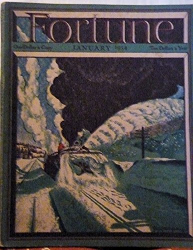 Fortune Magazine, Jan. 1934, Vol. VIX, # 1: Luce, Henry, Edit.: Amazon ...