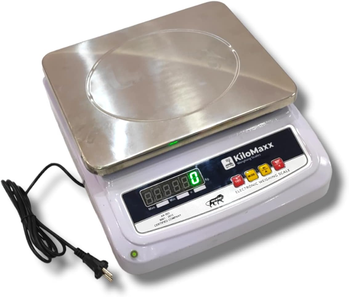 KiloMaxx KM-27, 50kg x 1g Electronic Weighing Machine/Scale with Front ...