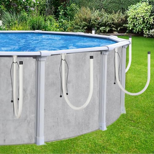 Snapklik.com : Neorexon Pool Solar Cover Holder For Above Ground Pool ...