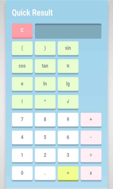 Quick Result - Calculator - Application sur Amazon Appstore