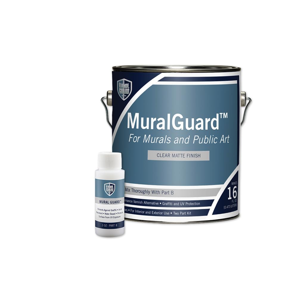 RainguardPro MuralGuard MG-0116 16 Oz Kit Water-based Mural Varnish ...