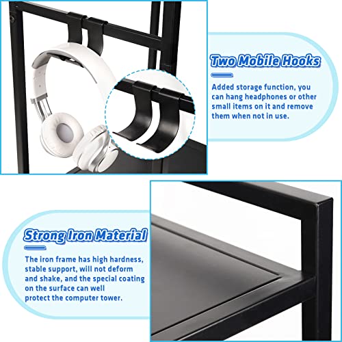 Snapklik.com : Liitrton PC Stand Computer Tower Stand 2-Tier CPU Stand