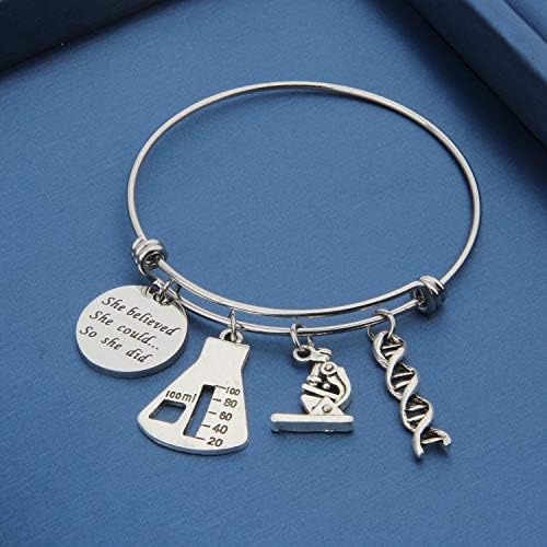 Amazon.com: Biology Chemistry Bracelet Gift For Science Graduation ...
