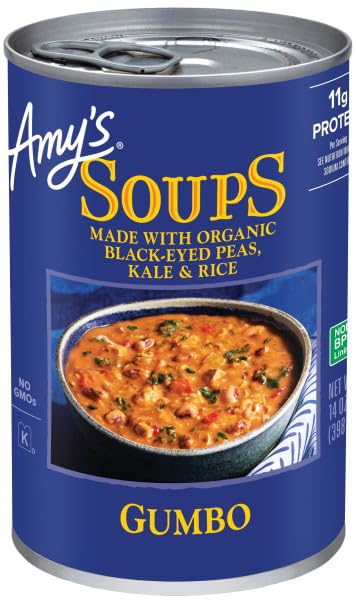 Amazon.com : Amy's Soup, Black-Eyed Pea & Kale Gumbo, 14 Oz : Grocery ...