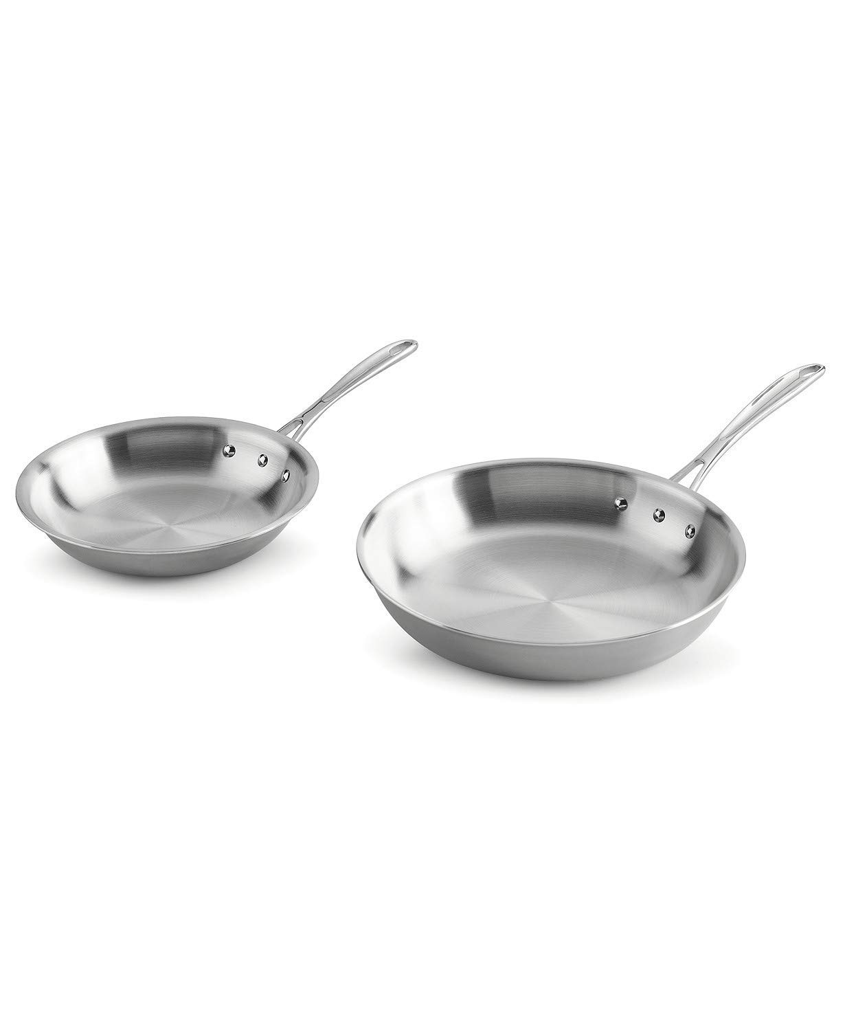 Buy Calphalon Tri-Ply Stainless Steel 8" & 10" Inch Fry Pan Set Online ...