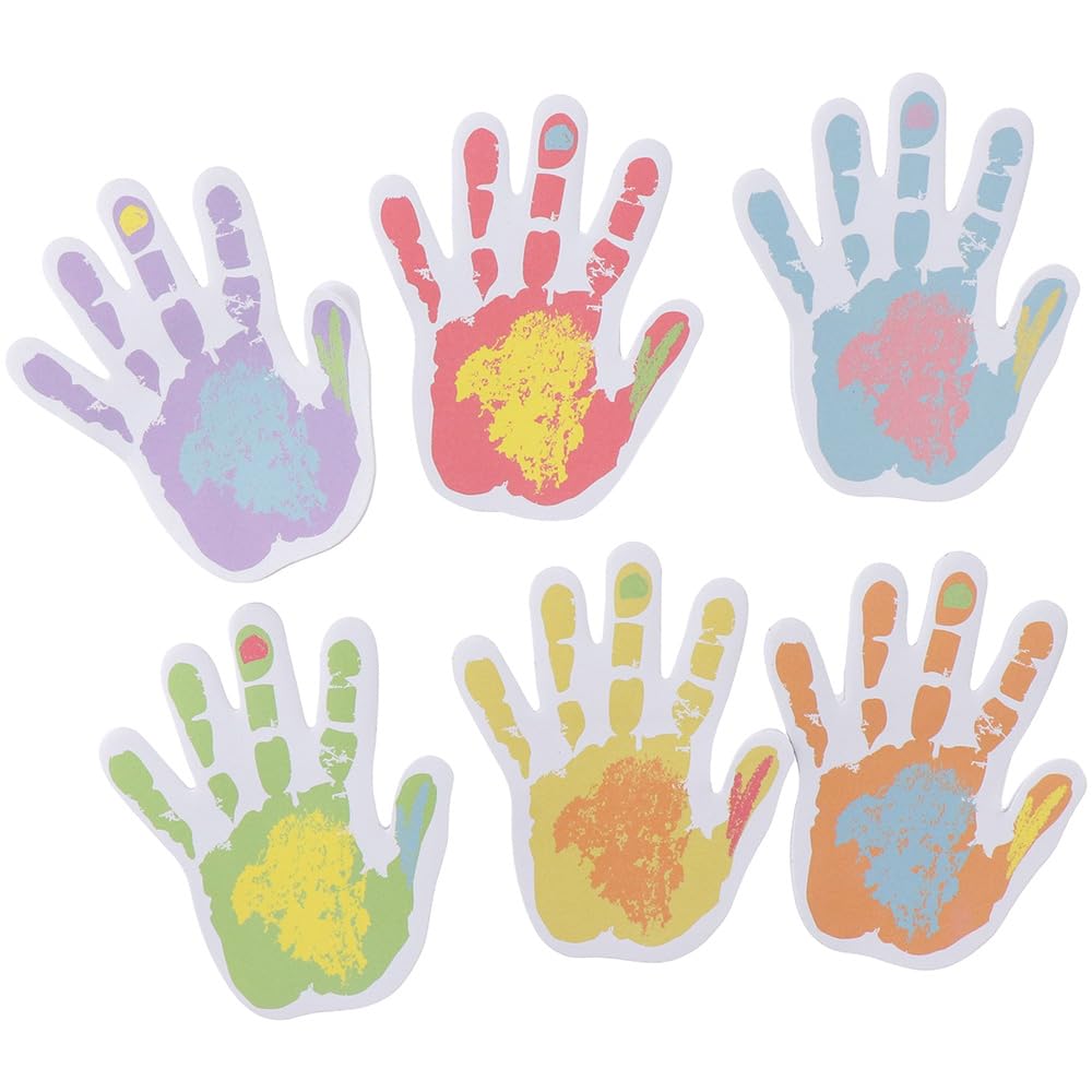 Amazon.com : dohobby 6Pcs Cute Hand Shaped Sticky Notes, Colorful Hand ...