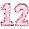 Amazon.com: Birthday Candles, Number 12 Candle, Butterfly 12th Birthday ...