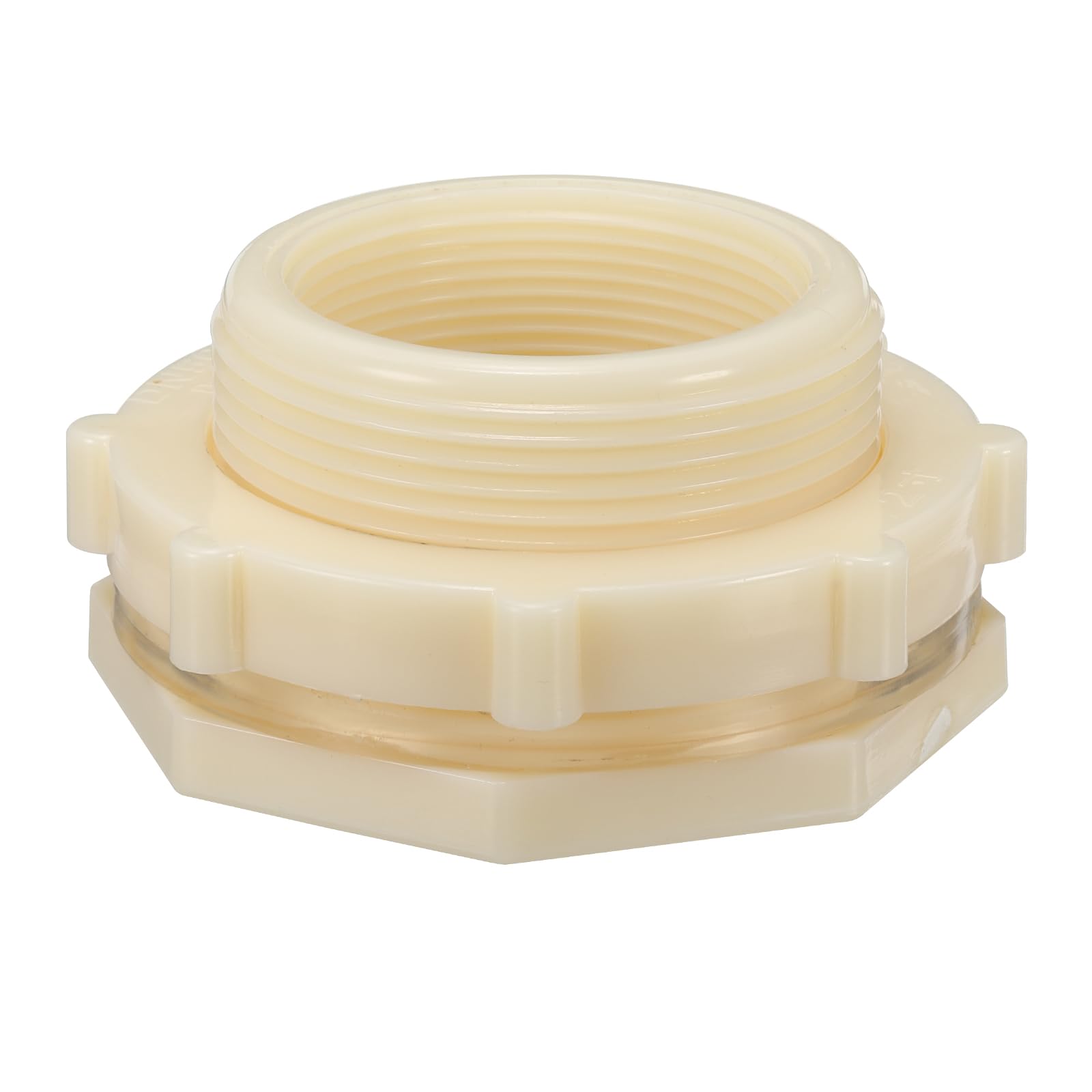 PATIKIL ABS Bulkhead Fitting NPT2, Bulkhead Water Tank Connector with ...